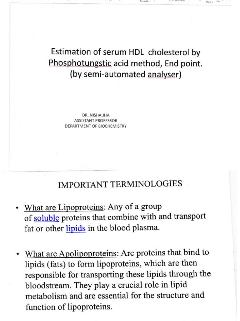 S.HDL Estimation | PDF