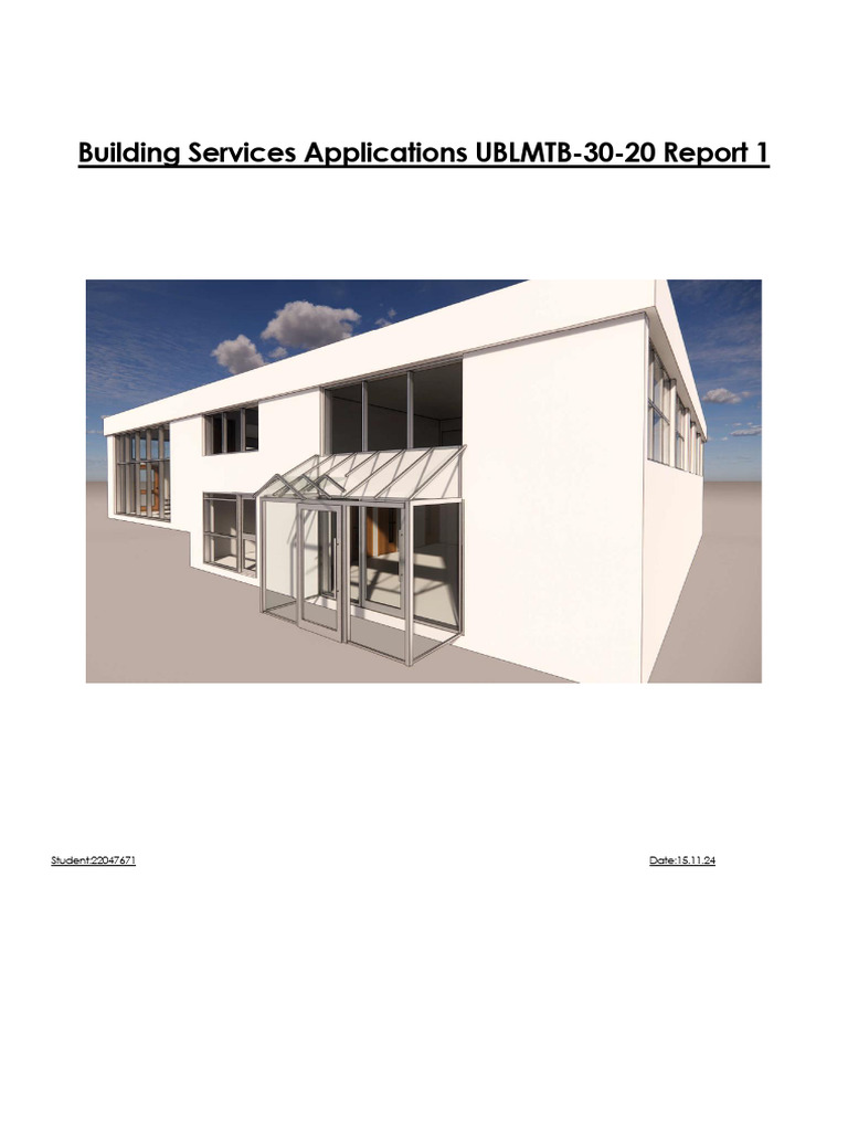 Building Services Applications - UWE - Year 2.1 - Report 1 | PDF ...