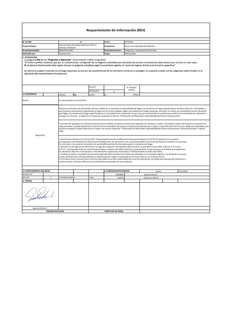 RDI 8 + Antecedentes v3 | PDF