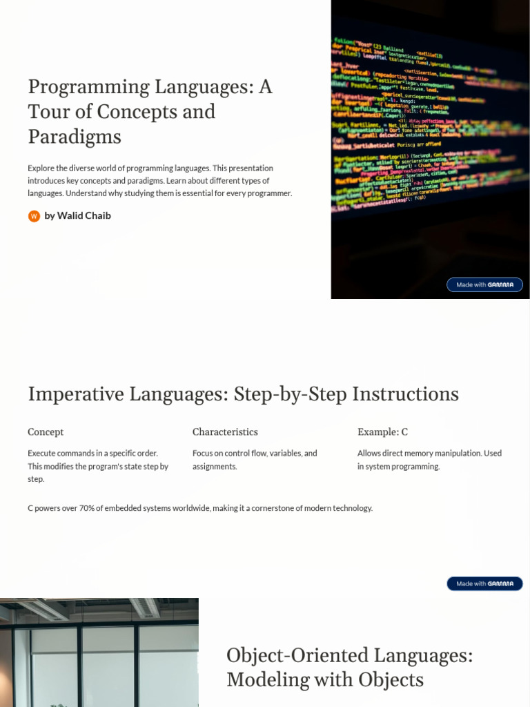 Programming Languages A Tour of Concepts and Paradigms | PDF ...