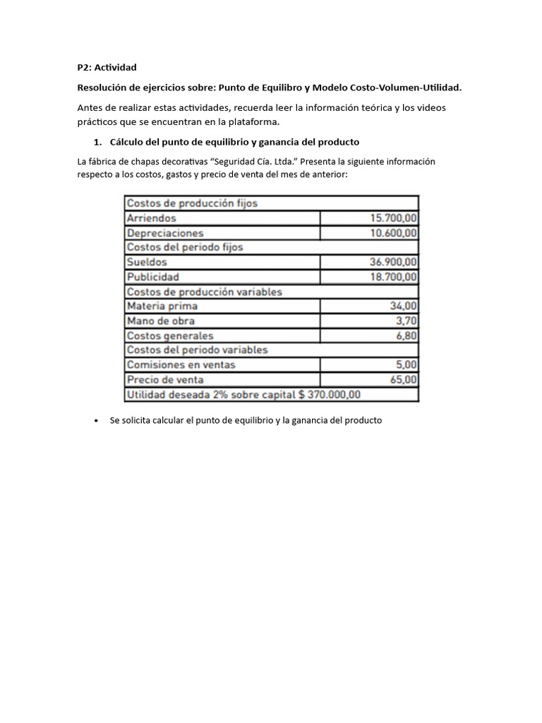 P2 Actividad - Nov 2024 | PDF