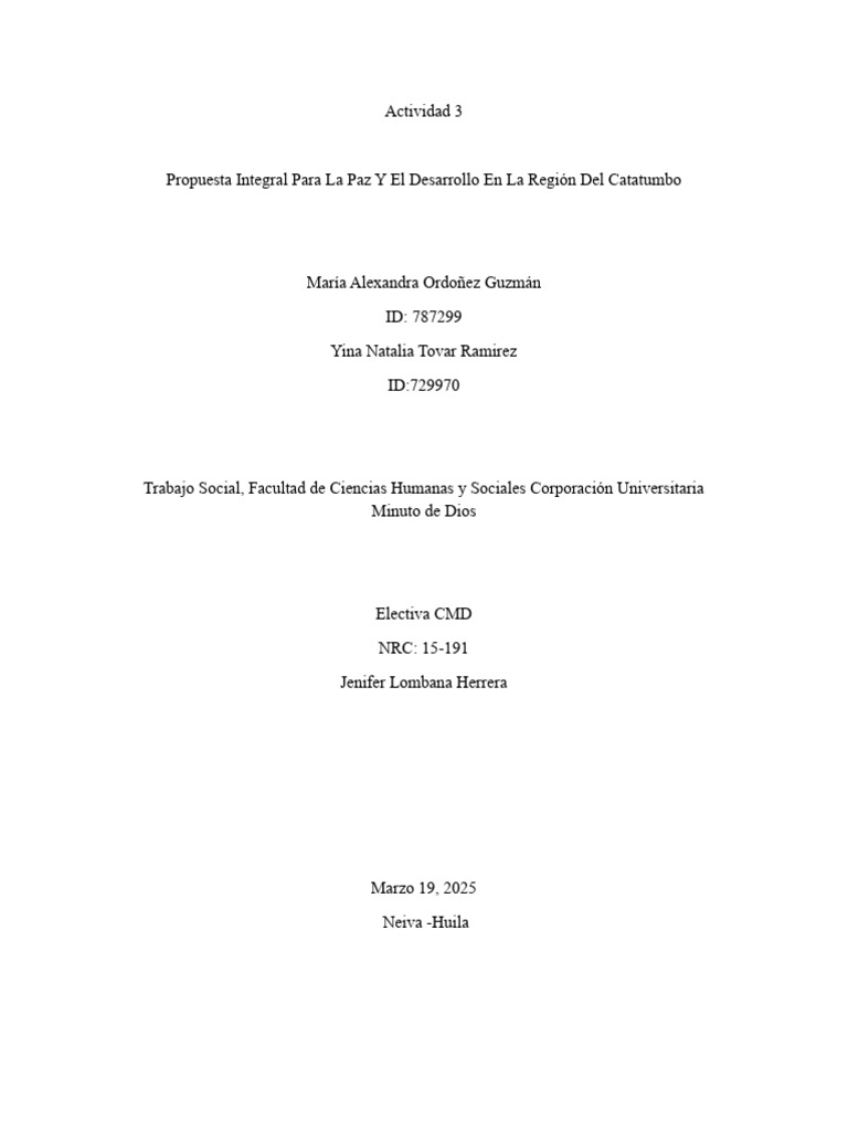 Act. 3 Electiva CMD | PDF