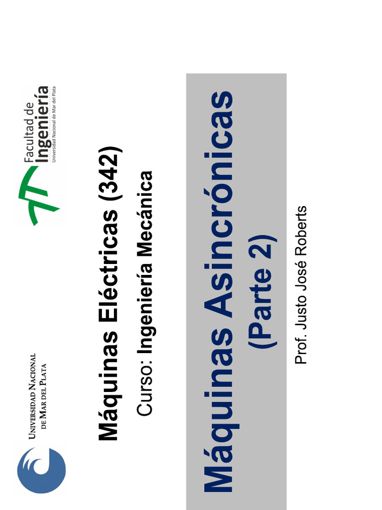 Maq Electricas Parte 2 Roberts Justo | PDF
