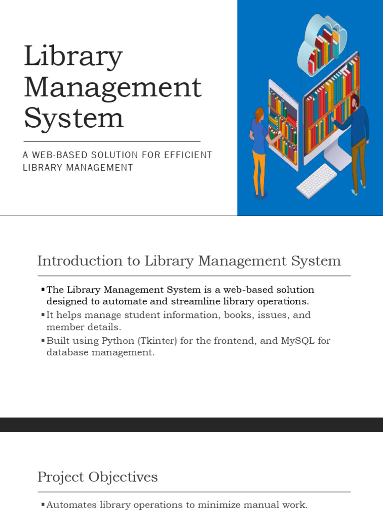Library Management System: A Web-Based Solution For Efficient Library ...