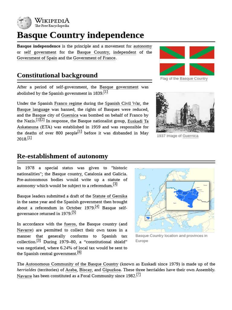 Basque_Country_independence | PDF | Basque Country (Autonomous ...