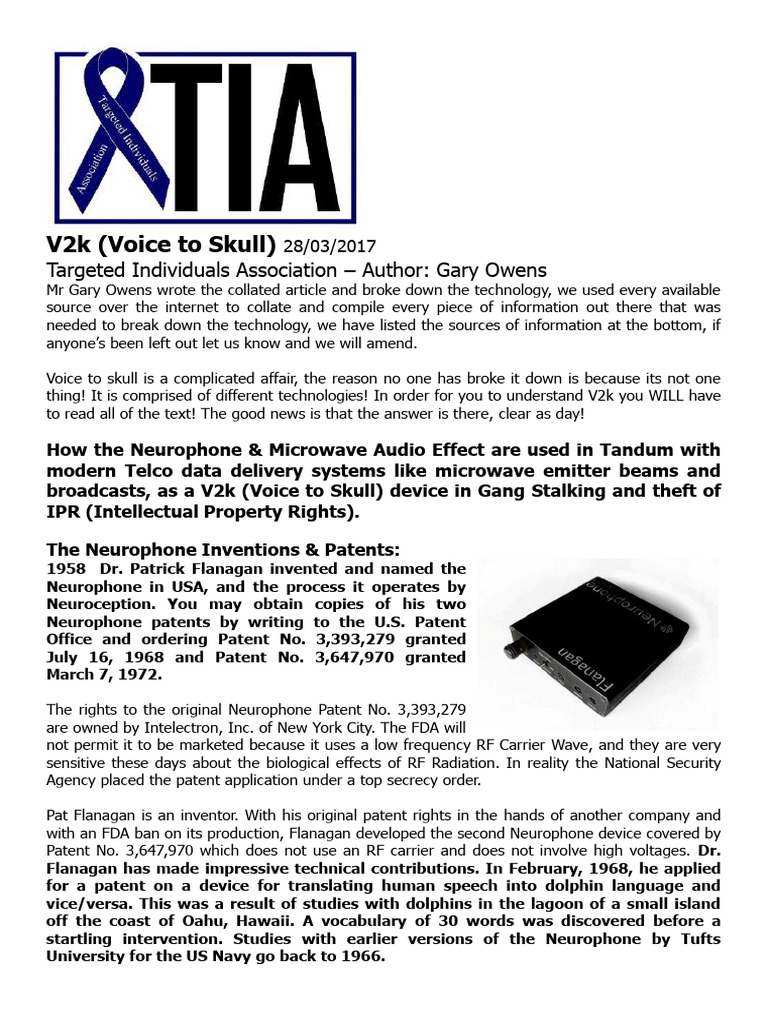 Owens, G 2017 _V2K₋VOICE₋TO₋SKULL_・Targeted Individuals Association ...