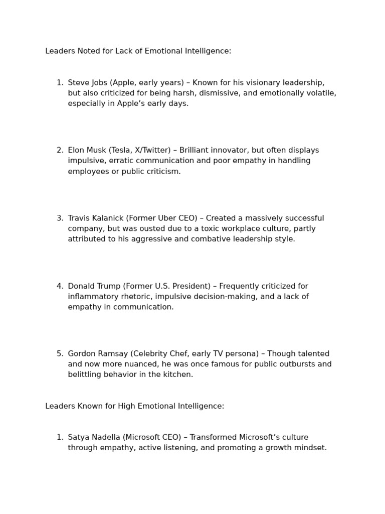 emotional-Intelligence-examples | PDF