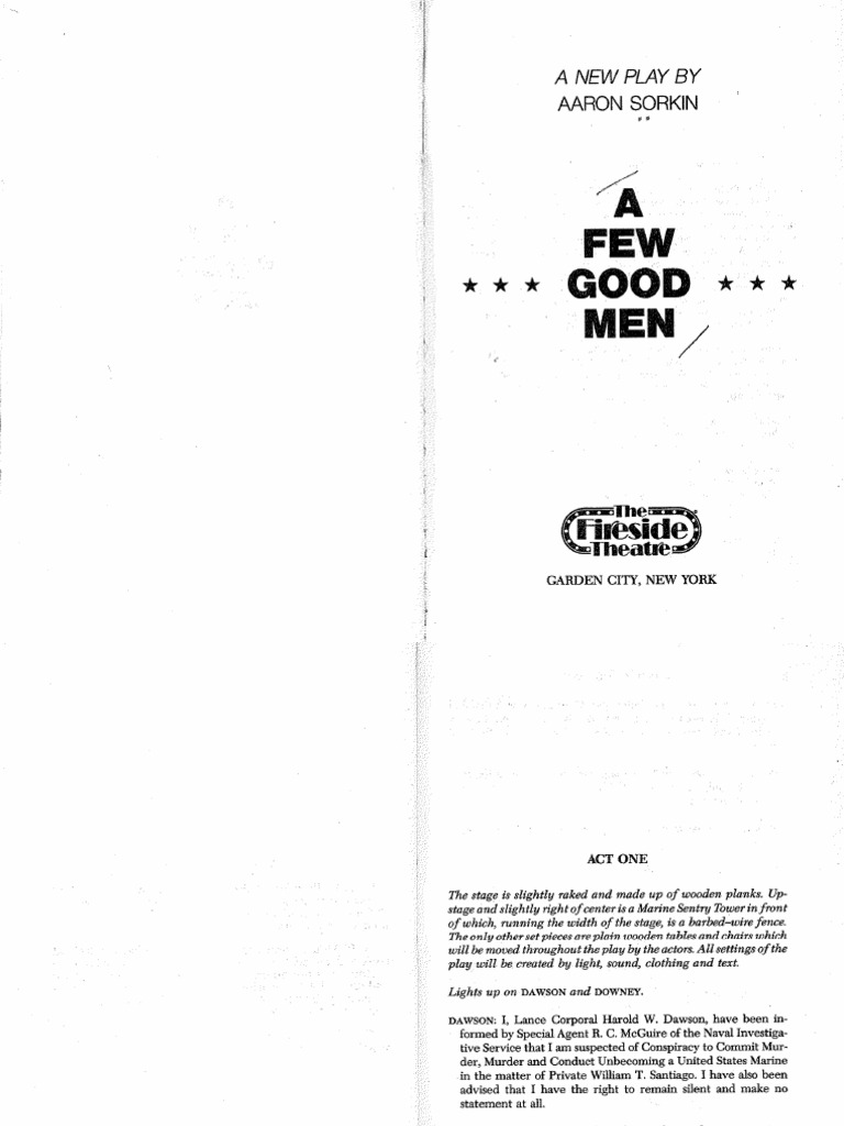 A Few Good Men | PDF