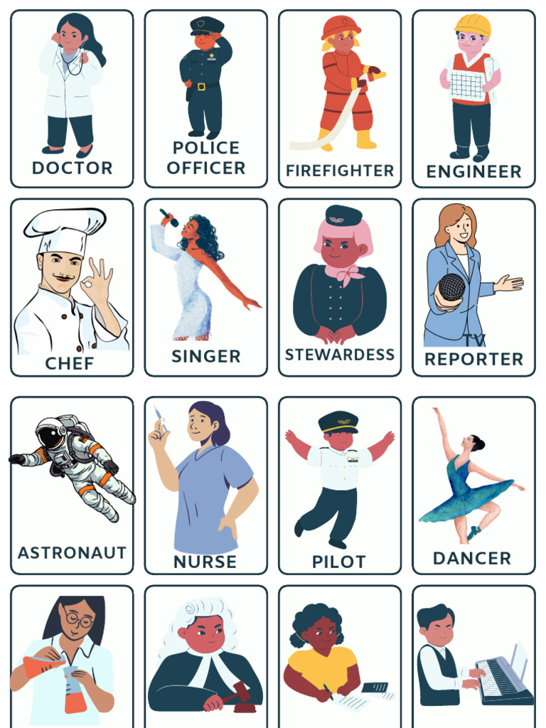 Jobs and Occupations Flashcards | PDF