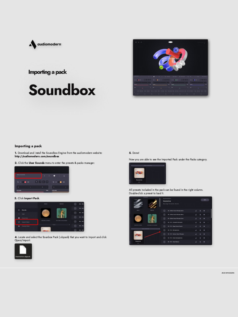 Soundbox Importing An Instrument | PDF