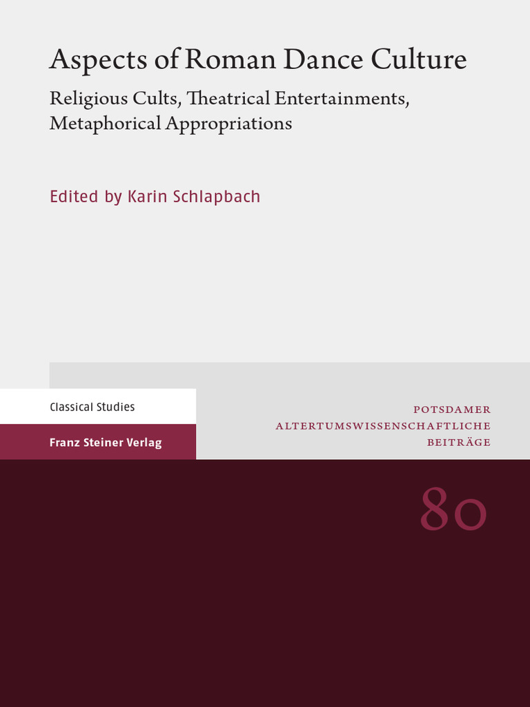 Roman Dance Culture Explored | PDF