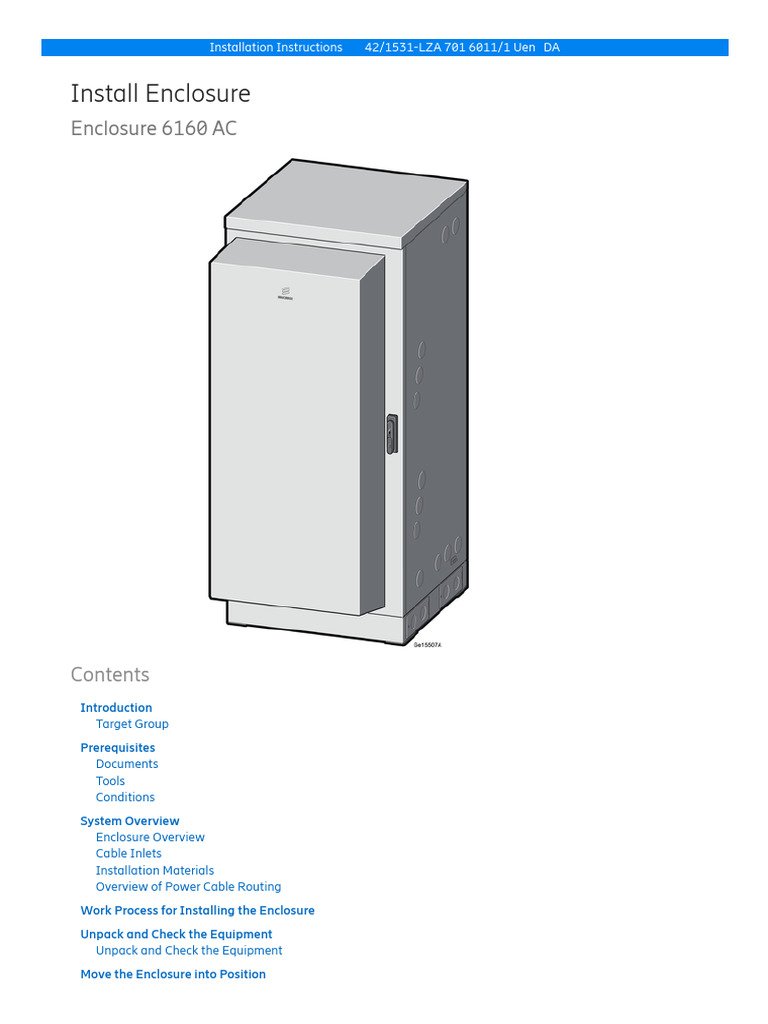 Install Enclosure | PDF | Power Supply | Pallet