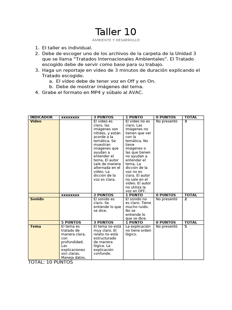 Taller 10 - P60 | PDF