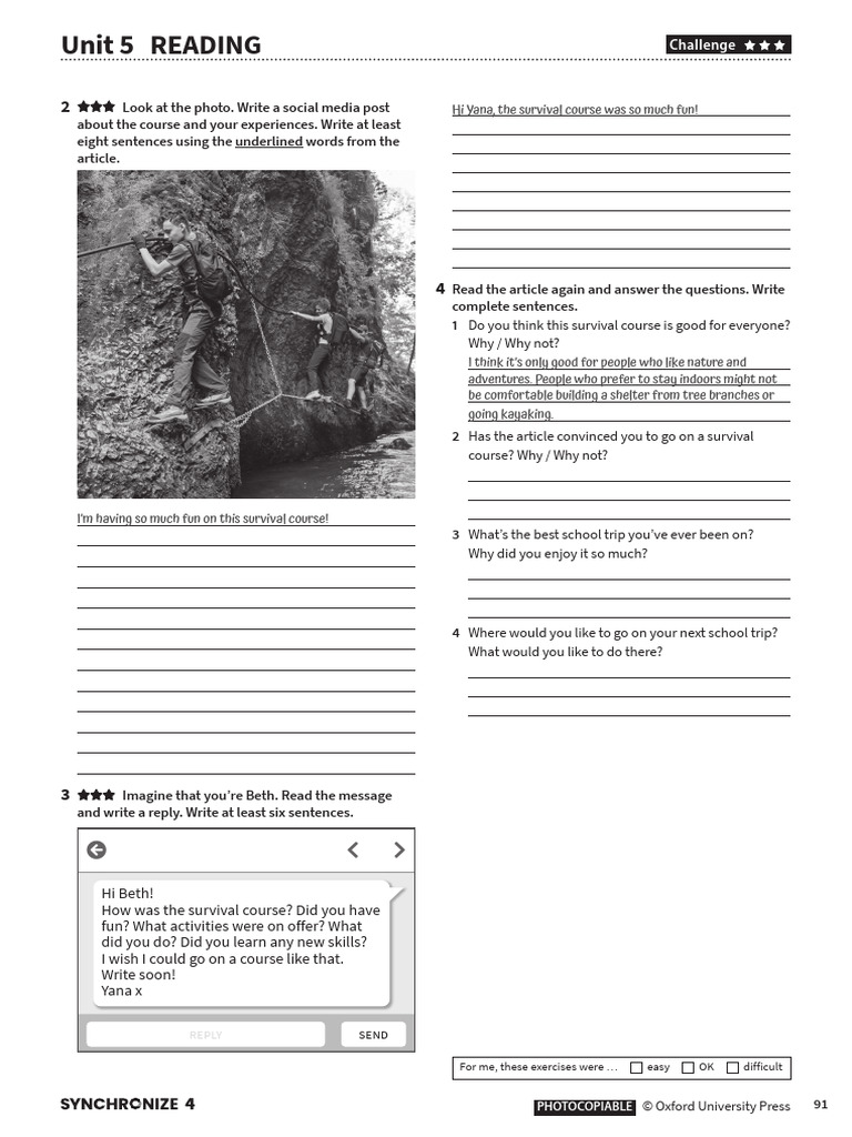 Unit 5 Reading Questions | PDF