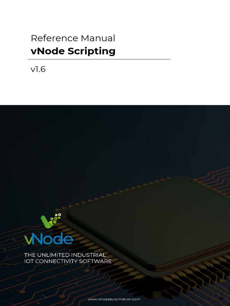 VNode Manual Scripting v1.6 | PDF | Java Script | Parameter (Computer ...