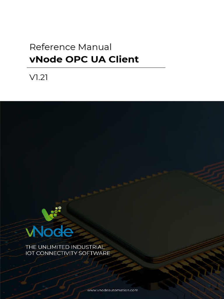 VNode Manual OPC UA Client v1-13 | PDF | Encryption | Password