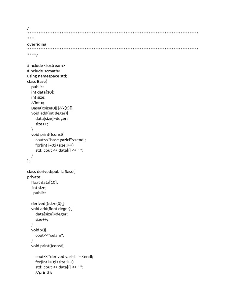 Overriding | PDF
