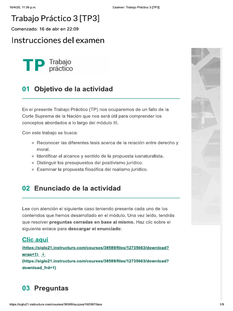 tp3 Introduccion Al Derecho | PDF