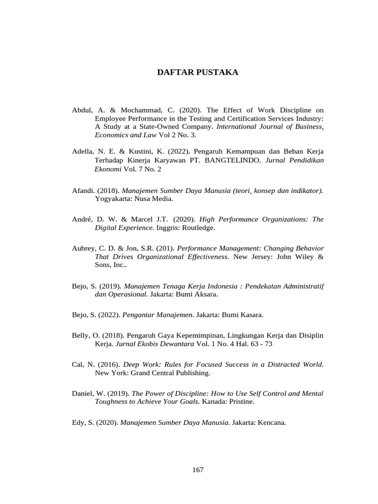 Daftar Pustaka Andre Word | PDF