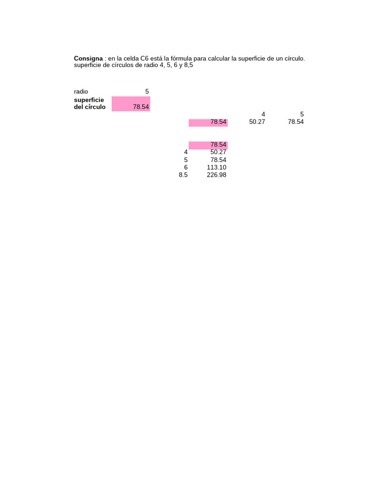 Tablas Con Variables Varios Casos Hecho | PDF