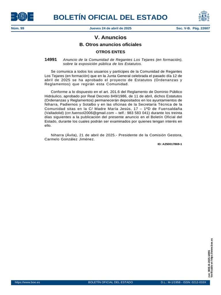 Boe B 2025 14991 | PDF