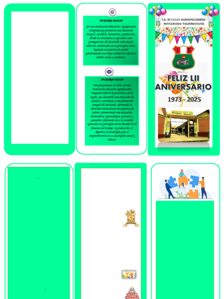 Triptico Aniversario 2025. | PDF | Science