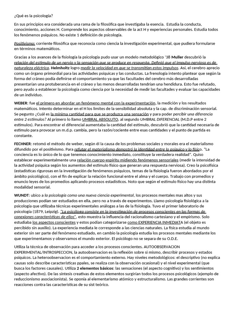 Resumen Psico | PDF | Percepción | Sicología