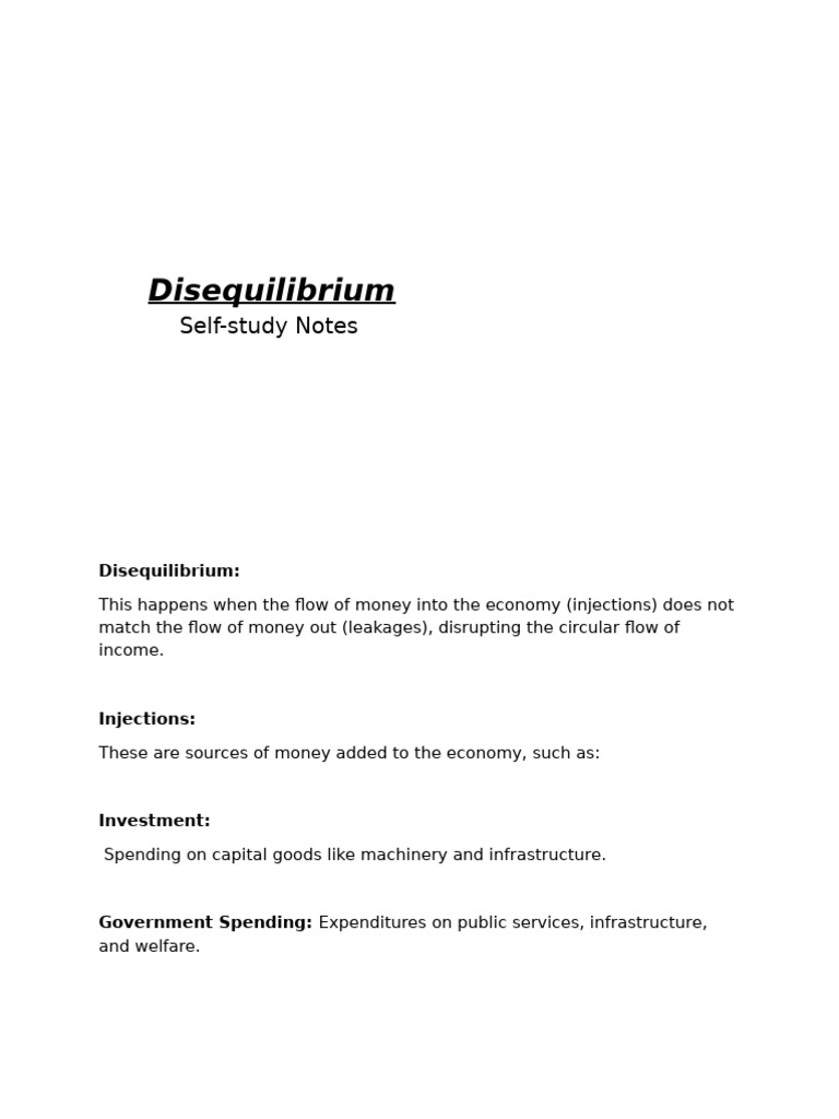 Economics Notes | PDF