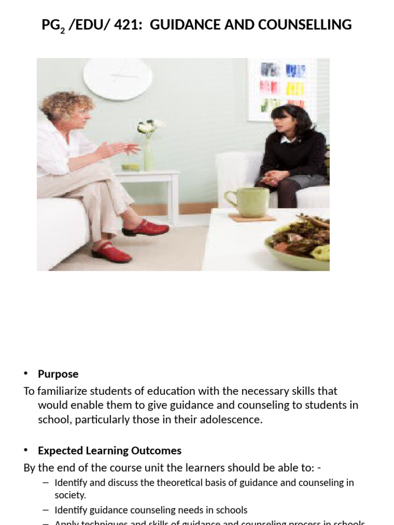 Guidance, Counseling and Inclusive Education module by Mr. Protais ...