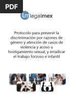Protocolo Interno de Prevención y Erradicación de La Discriminación | PDF | Violencia ...