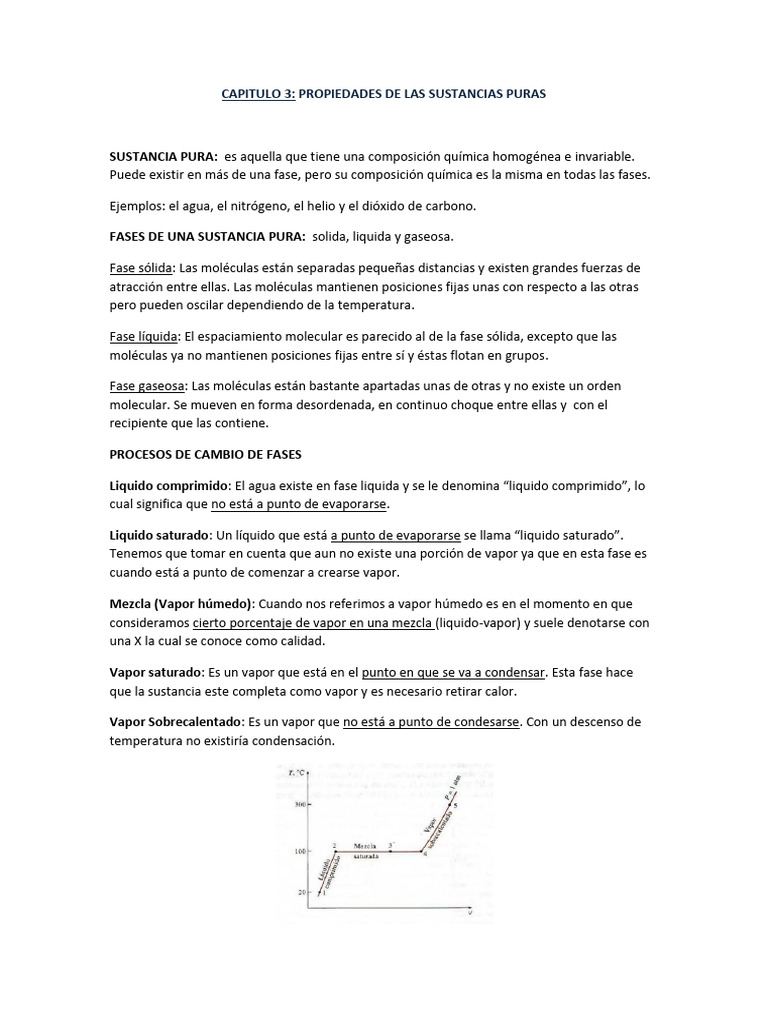 Resumen Termo (Hasta 1EP) | PDF | Fase (materia) | Líquidos