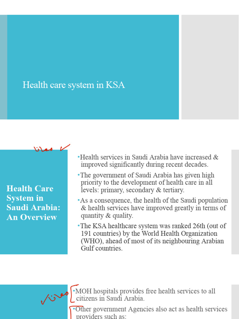 Overview of Saudi Arabia's Healthcare System | PDF | Health Care ...