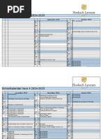 Academische Jaarkalender VU UvA 2016-2025 | PDF