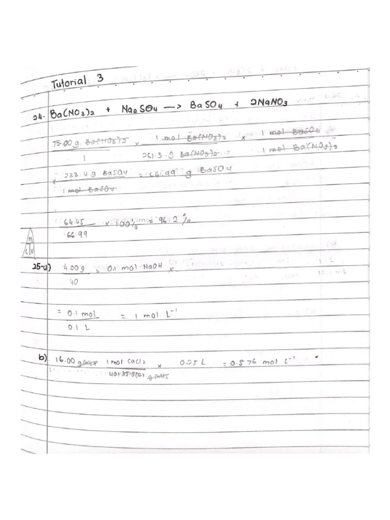 Tutorial 3 | PDF