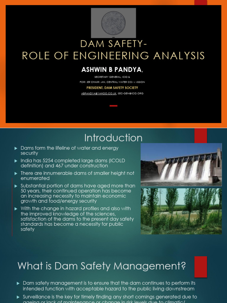 DAM SAFETY-Importance of Structural Analysis | PDF | Safety | Dam