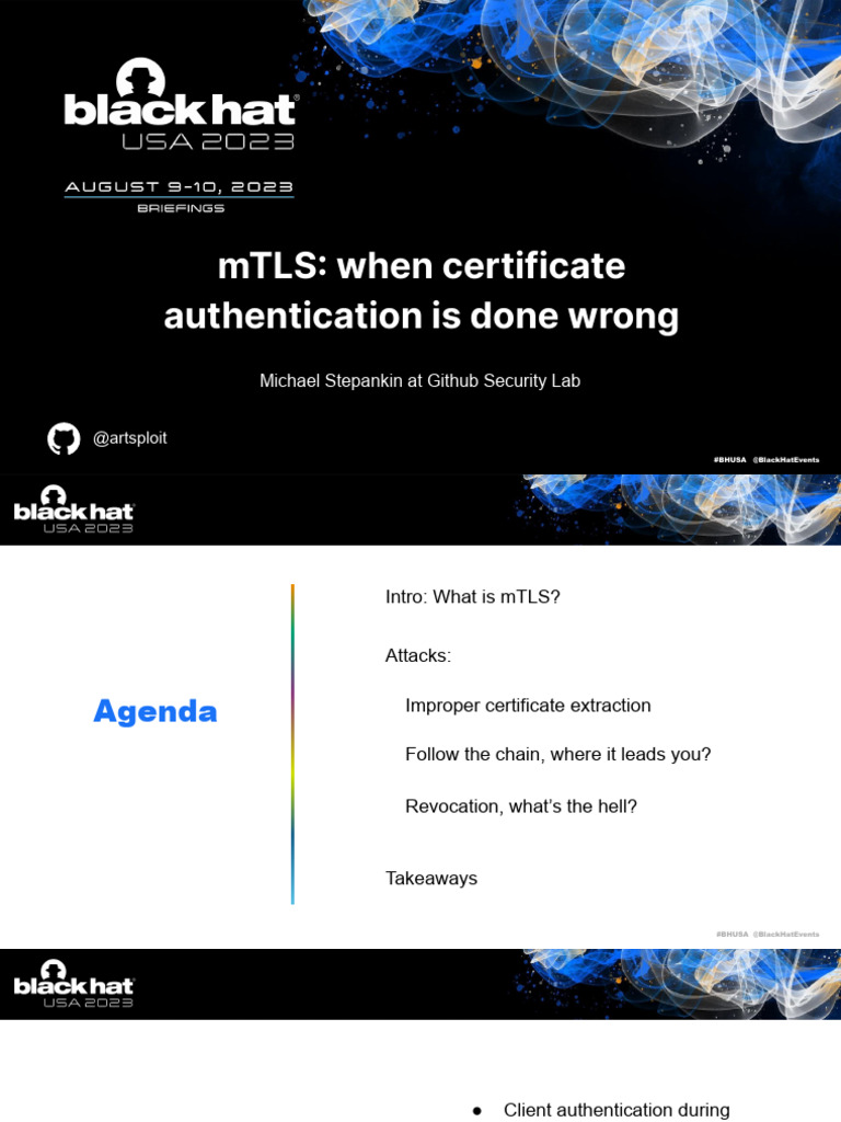 mTLS Certificate Authentication Risks | PDF | Public Key Certificate | Cryptography