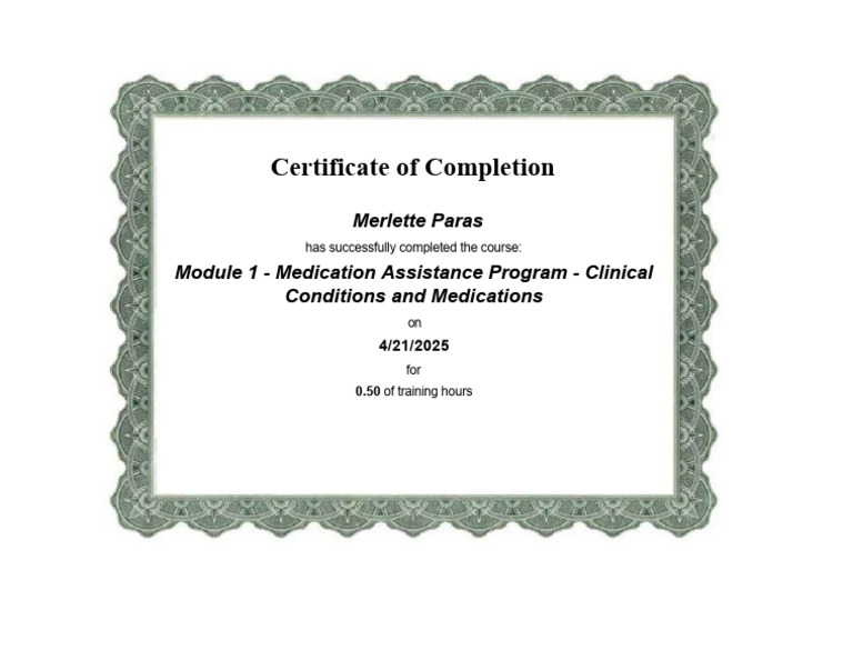 CertificateofCompletion 2 | PDF