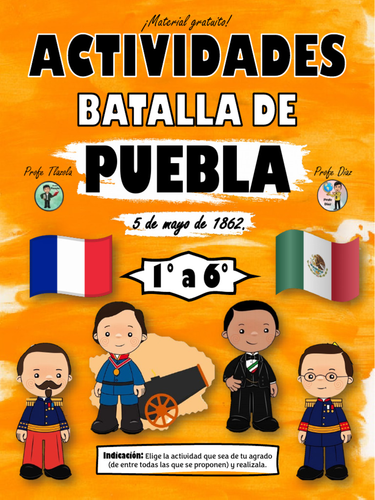Actividades sobre la Batalla de Puebla | PDF | Conflictos del segundo ...