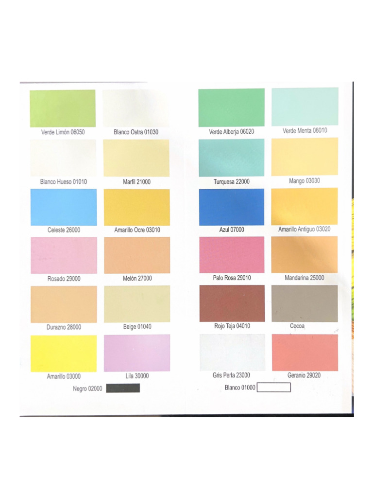 Cartilla Colores Luz | PDF