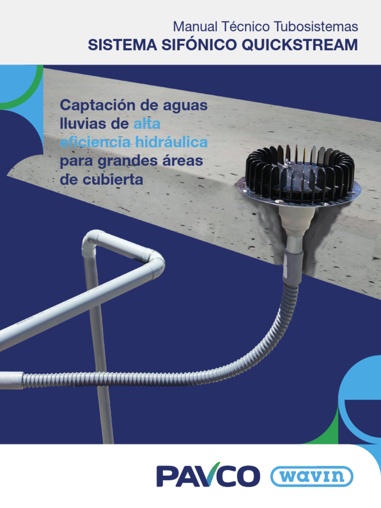Manual Sistema Sifonico Quickstream Julio 27-2023 202309081608 | PDF | Perforación | Diseño
