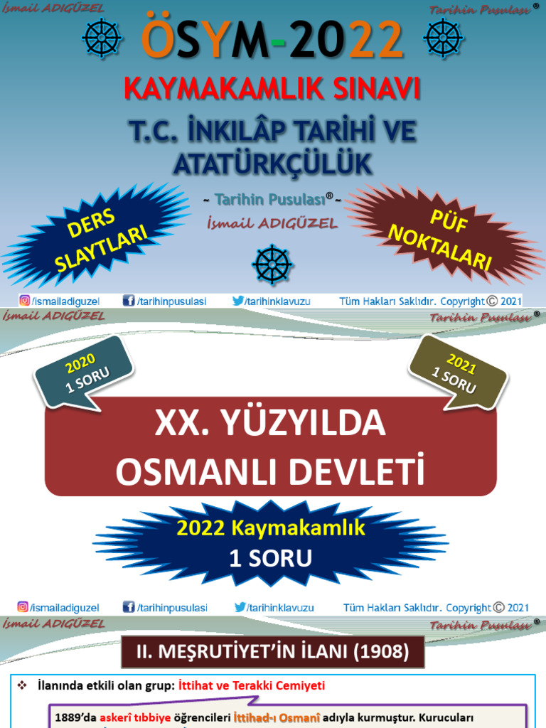 WUMT.C. İnkılap Tarihi ve Atatürkçülük 2 | PDF