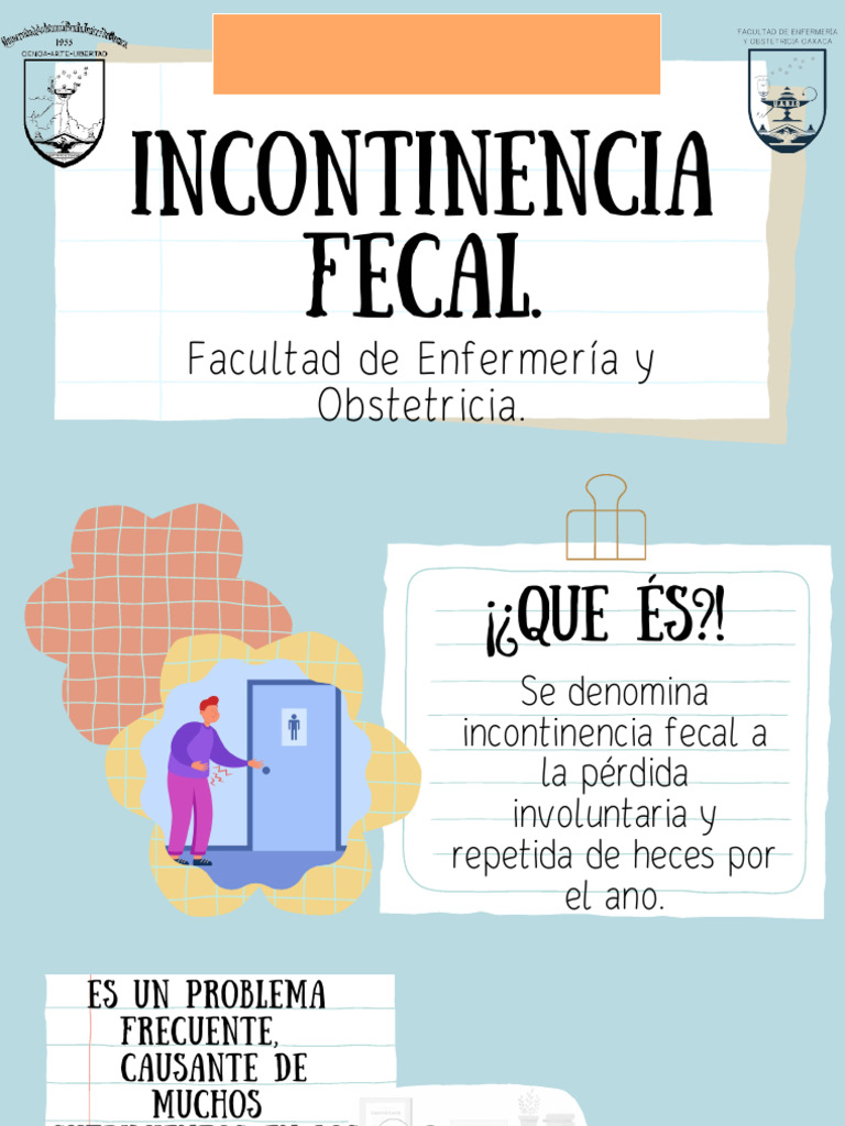 Incontinencia Fecal: Causas y Tratamientos | PDF | Estreñimiento ...