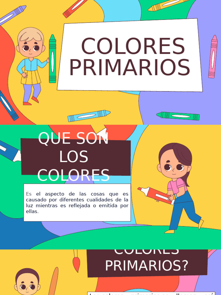 Actividades con Colores Primarios | PDF