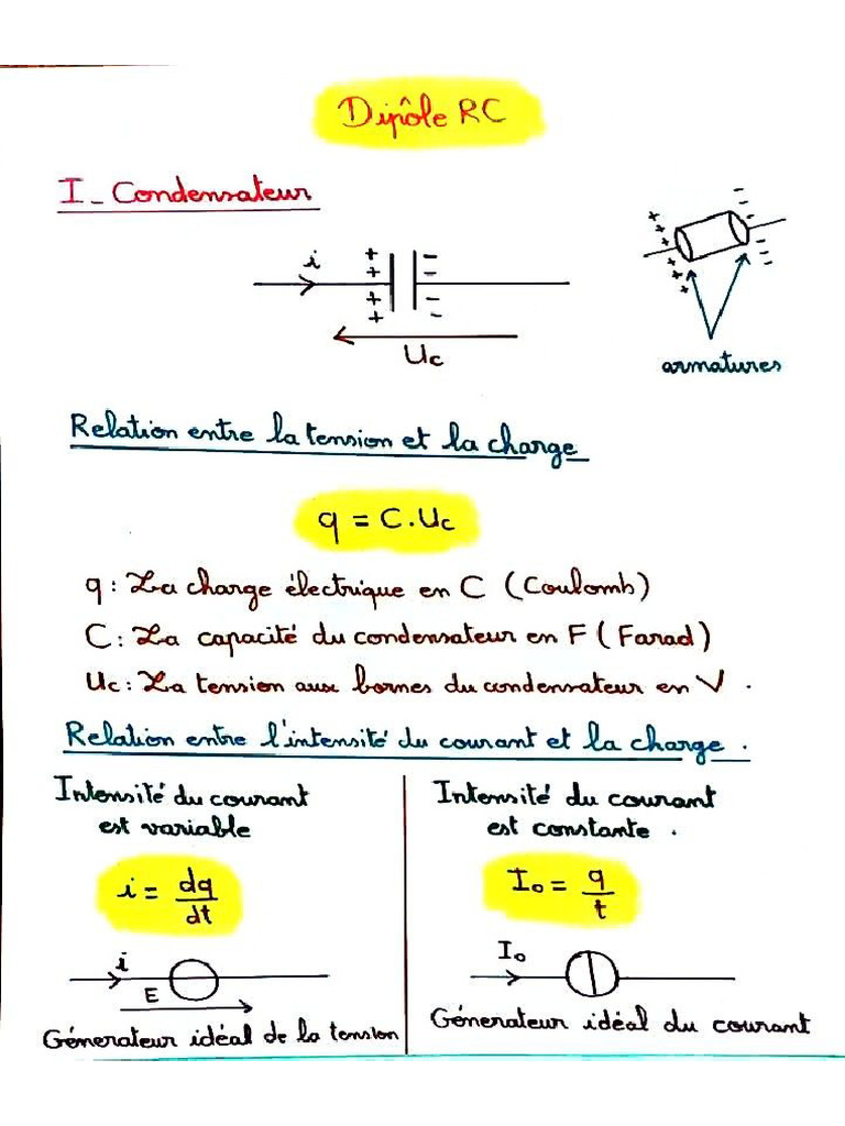dipôle RC | PDF