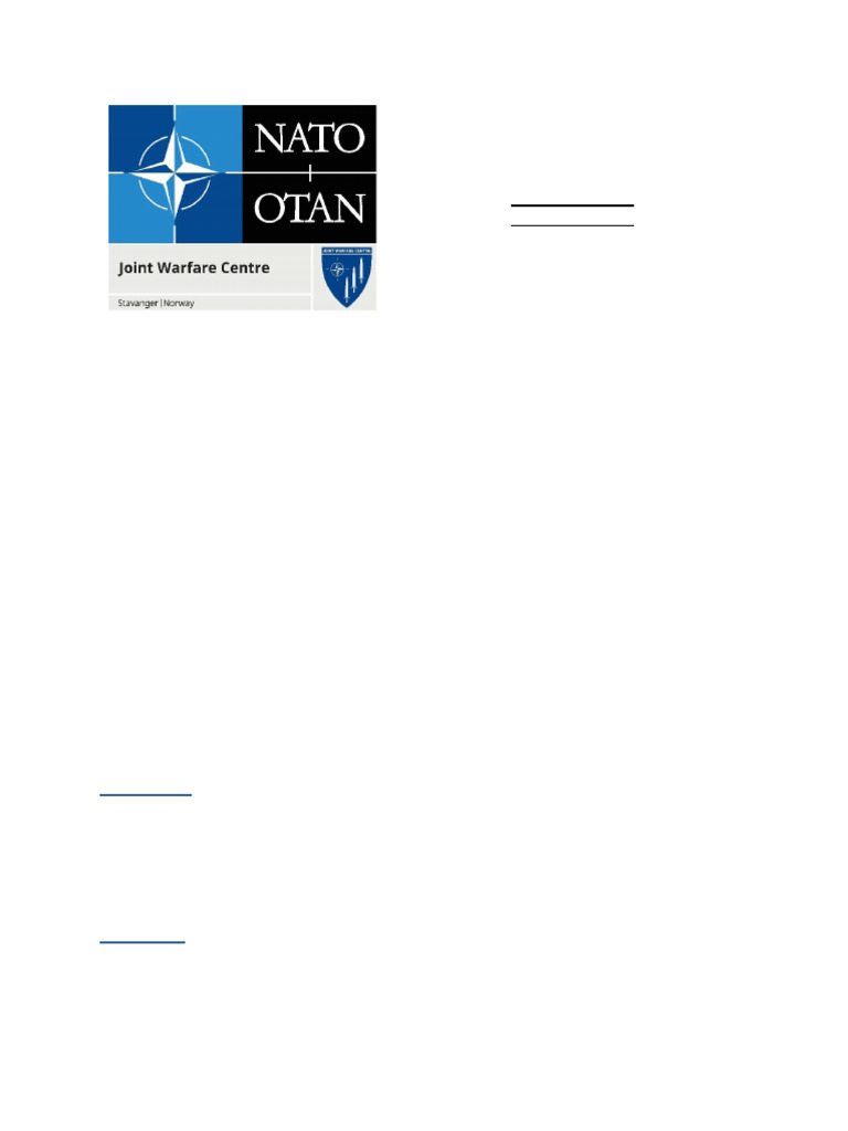 NATO Staff Officer Vacancy in Norway | PDF | Simulation | Strategic ...