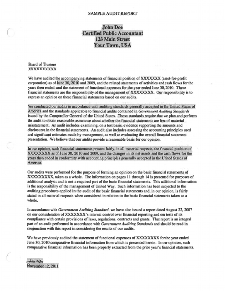 Example of Audit | PDF