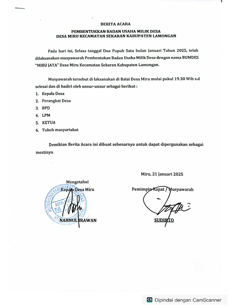 Ba Musdes Bumdes | PDF