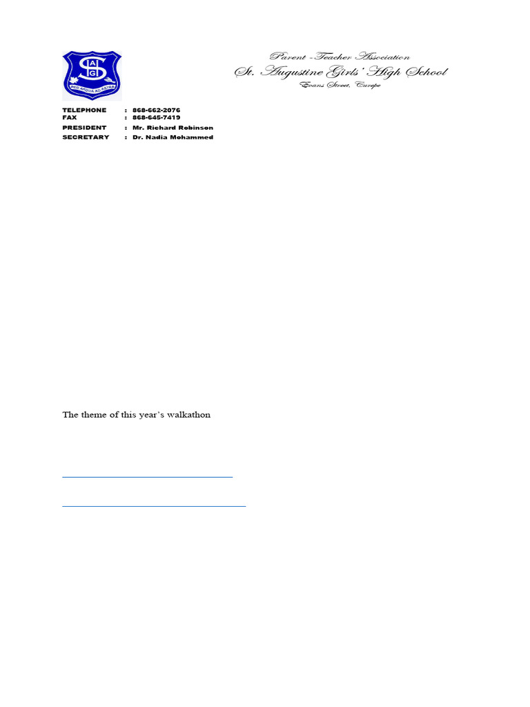 20221018-Letter To Parents Permission Slip Walkathon - Registration ...