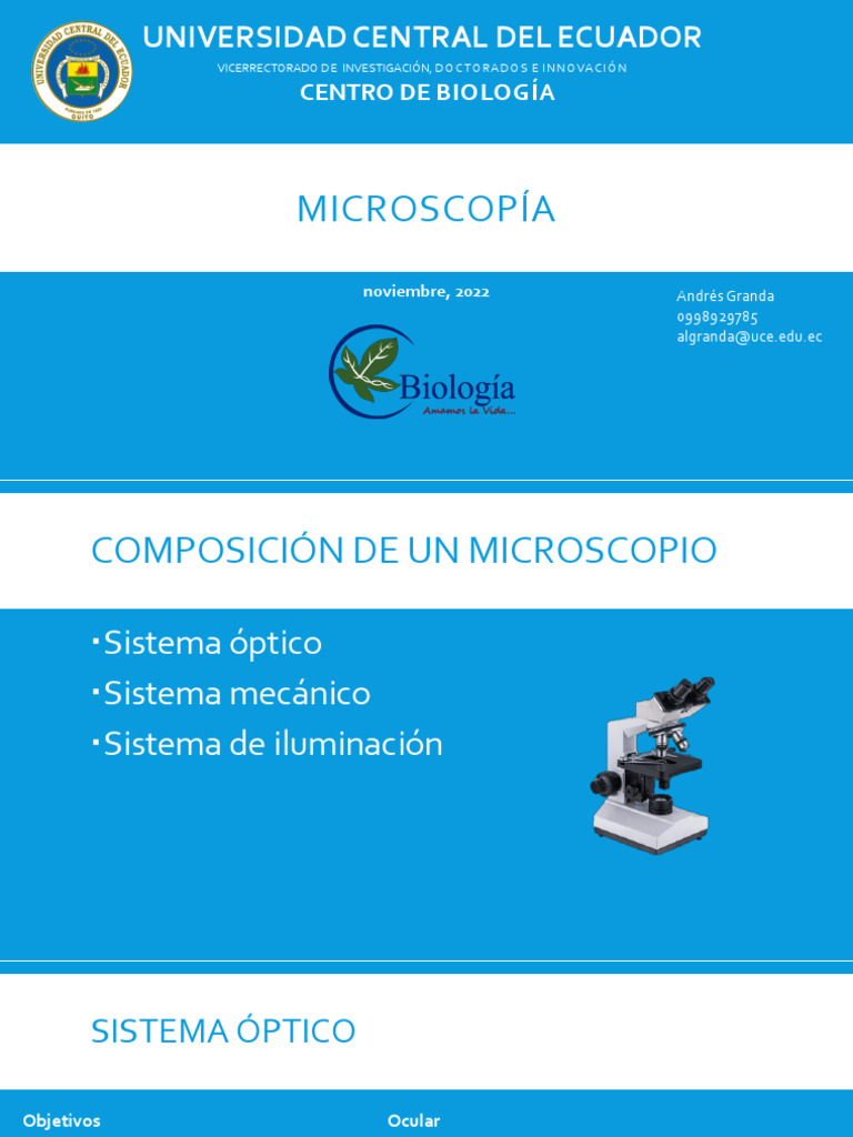 Practica 2 Micros | PDF | Microscopio | Óptica