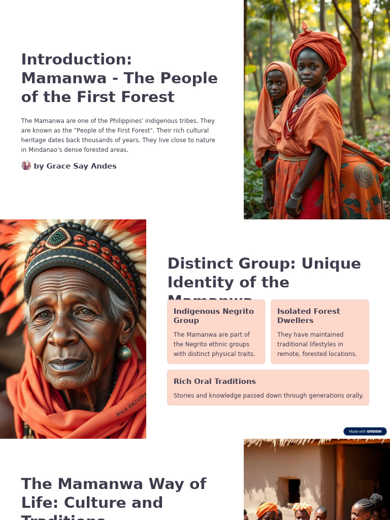 Mamanwa Tribe: Guardians of the Forest | PDF | Shamanism | Hunting
